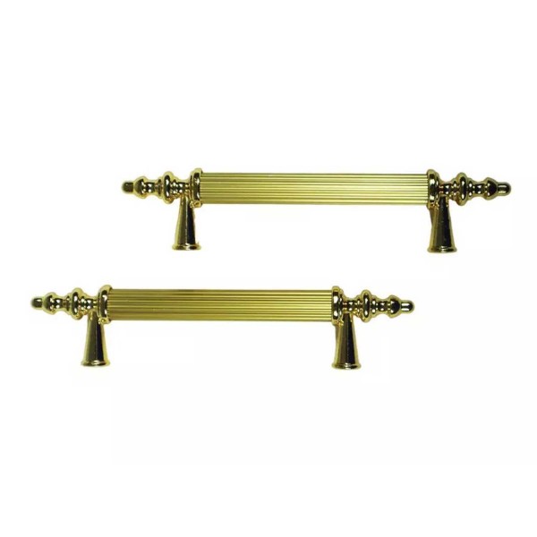 Kulp Silindir Çizgili Zamak Kulp Model 14 CM - 2 Adet Gold -₺ 48,00