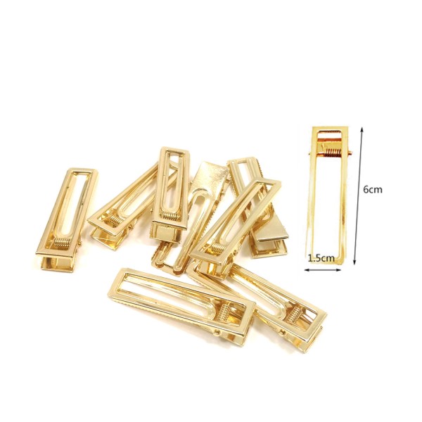 Metal Toka Epoksi Tokası Köşeli Model - 4 Adet Gold -₺ 84,48