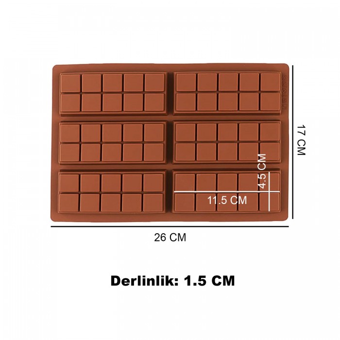 Silikon Kalıp Kuru Kafa Çikolata Kalıbı 8 li -₺ 94,55